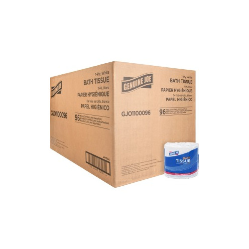 Genuine Joe 1-ply Bath Tissue - GJO1100096 - Shoplet.com