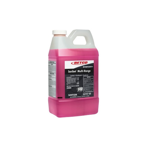 Betco SYMPLICITY SANIBET MultiRange Sanitizer - BET2374700 - Shoplet.com