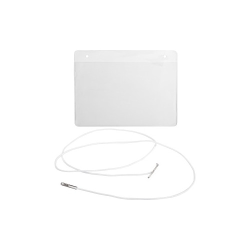 Business Source Elastic Cord Hanging Name Badges - BSN01615 - Shoplet.com