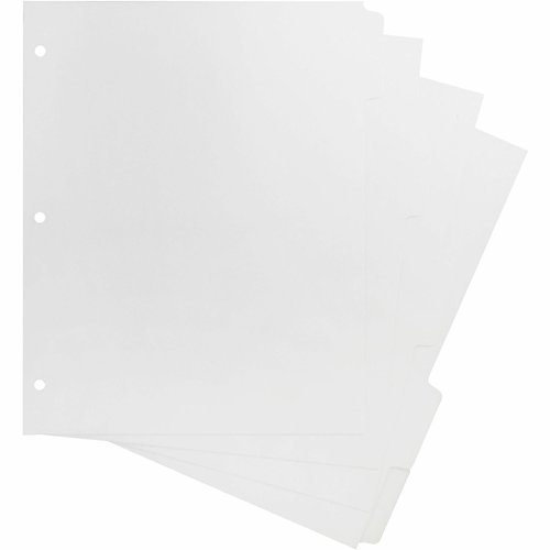 Business Source White Tab Double-reverse Print-on Index - BSN02077 ...