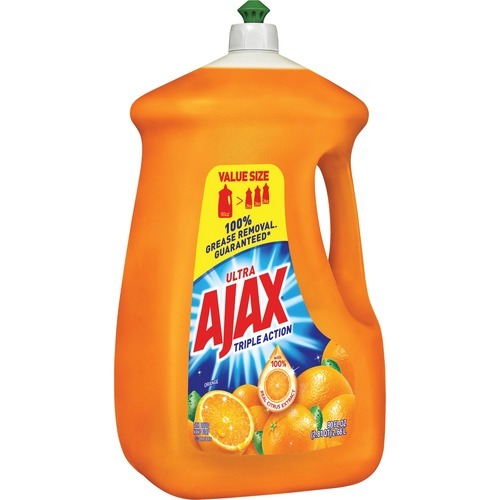 AJAX Triple Action Orange Dish Liquid - 90 fl. oz. Bottles - CPC49874CT ...