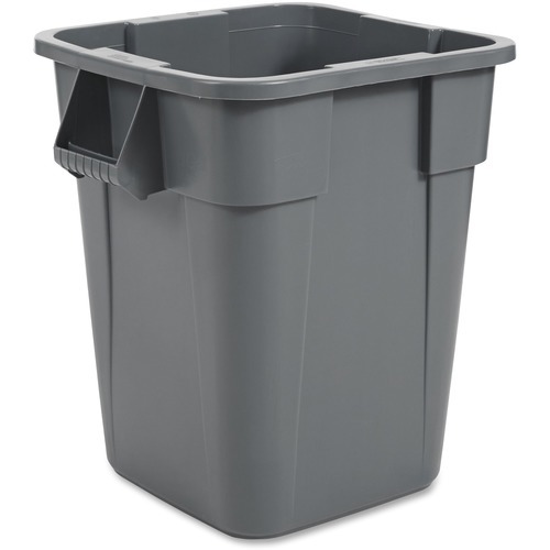 Rubbermaid Commercial Brute Square Container - RCP353600GYCT - Shoplet.com