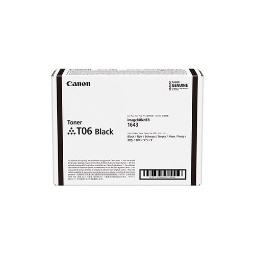 Canon T06 Original Laser Toner Cartridge - Black - 1 Each - CNMT06 ...