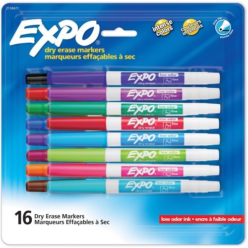 Expo Low Odor Dry Erase Fine Tip Markers SAN2138471 Shoplet