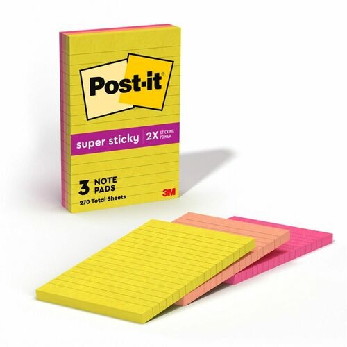 Post-it Super Sticky Multi-Pack Notes - Summer Joy Color Collection ...