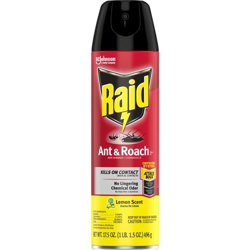 SC Johnson Raid Ant & Roach Killer Spray - SJN333823 - Shoplet.com