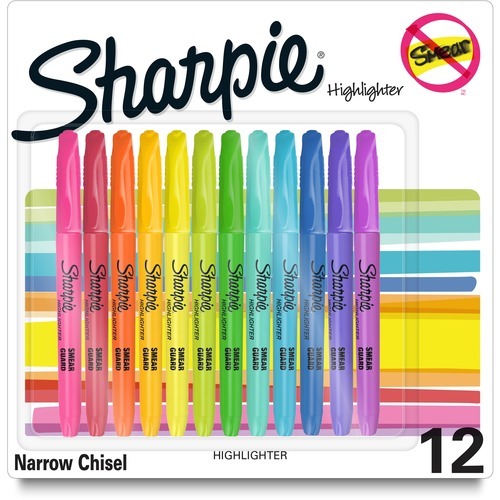 Sharpie Accent Highlighters w/Smear Guard - SAN2157490 - Shoplet.com