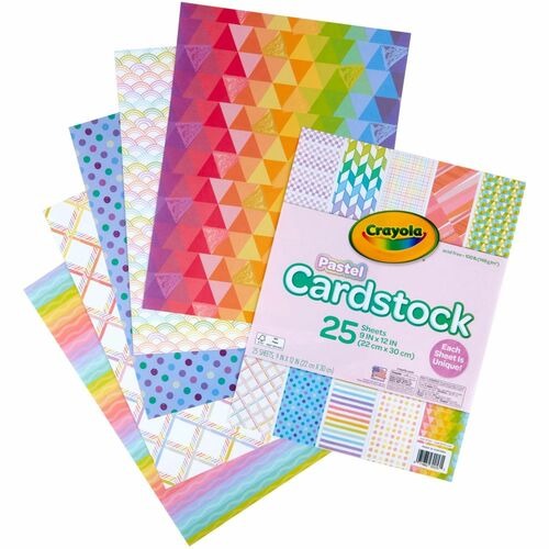 Crayola Pastel Cardstock - CYO990053 - Shoplet.com