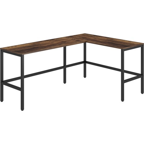 NuSparc L-Shaped Metal Frame Desk - NPRDK102RRRK - Shoplet.com