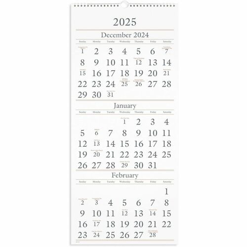 At-A-Glance 3-Month Wall Calendar - AAGSW11528 - Shoplet.com
