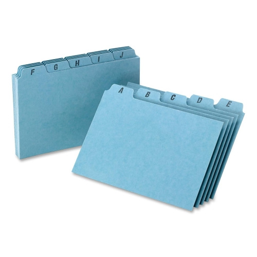 Oxford A-Z Tabs Index Card Guides - OXFP4625 - Shoplet.com