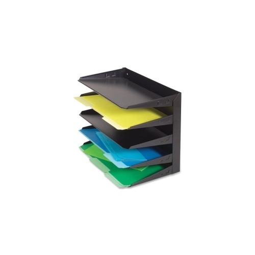 MMF Horizontal Desk File Trays - MMF2645HLBK - Shoplet.com