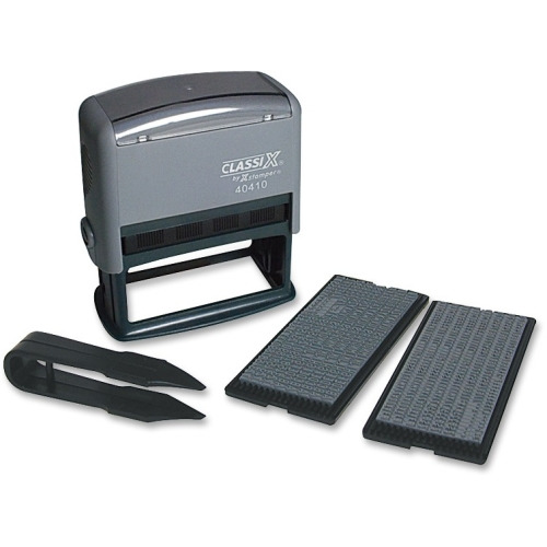 Xstamper Self-Inking Message Stamp Kit - XST40410 - Shoplet.com Xstamper Self-Inking Message Stamp Kit - XST40410 - Shoplet.com
