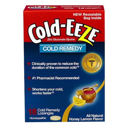 Cold-EEZE Cold Remedy, Honey Lemon, 18 ct. - EMH30125048 - Shoplet.com