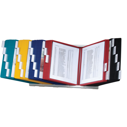 DURABLE InstaView Desktop Reference System, Desktop - 10 Panels ...