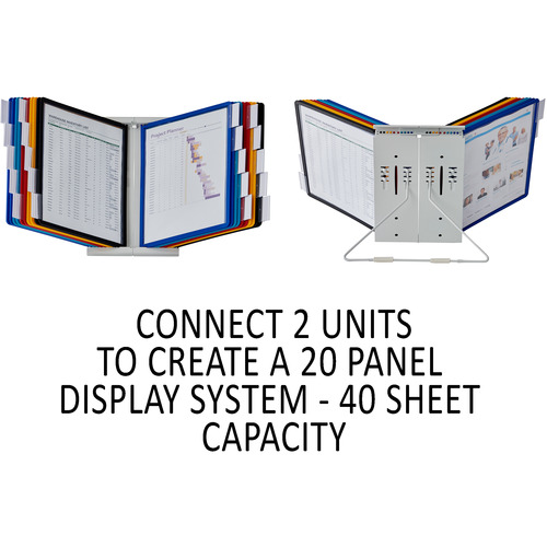 DURABLE InstaView Desktop Reference System, Desktop - 10 Panels ...