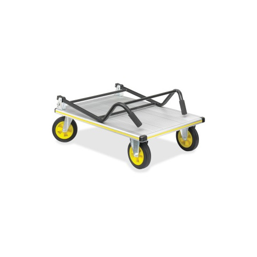 Safco Stow, Tubular Handle - 1000 lb Capacity - 4 Casters - 7" Caster ...