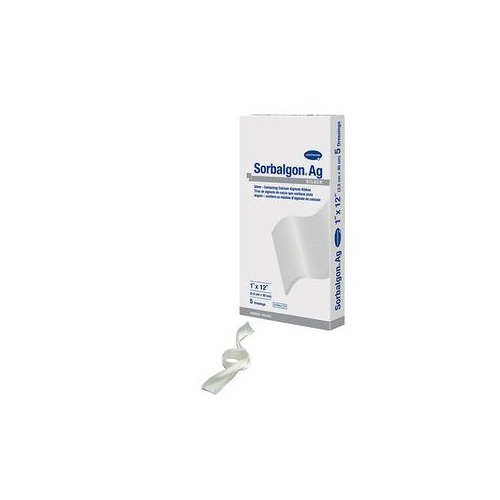 Hartmann-conco Sorbalgon Ag Calcium Alginate Dressing, 1" x 12" Ribbon ...