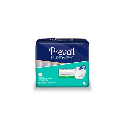 Prevail Super Plus Protective Underwear X-Large 58 - 68 Inch Waist ...