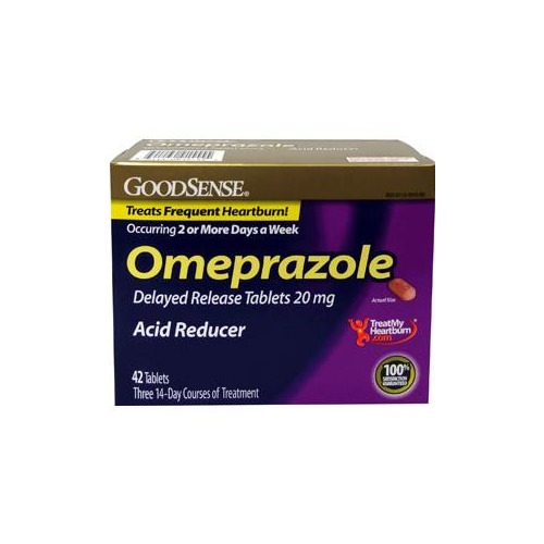 Geiss, Destin & Dunn Inc. Omeprazole Tablet, 20 mg (42 Count ...
