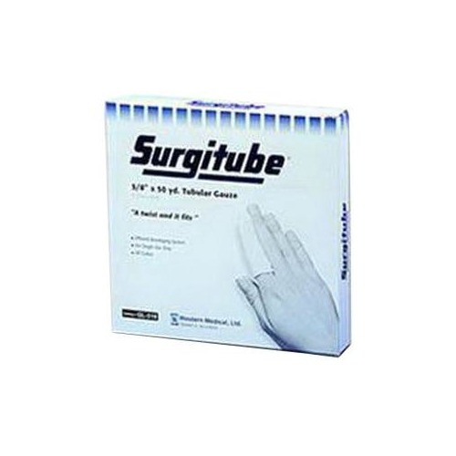 Integra Lifesciences Surgitube Tubular Gauze Bandage, Size 2 White, 7/8 ...