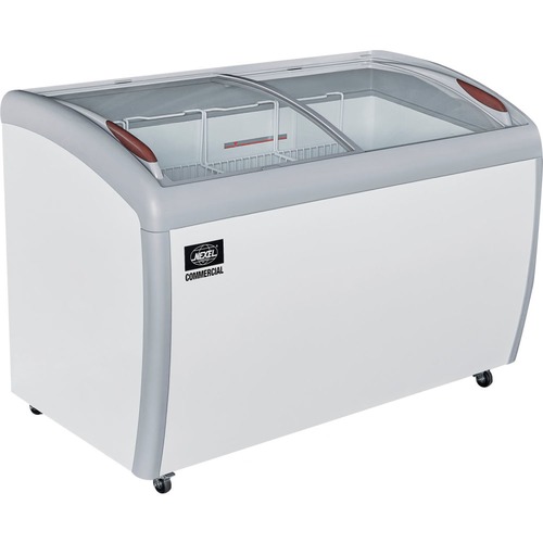 Nexel Ice Cream Freezer, Curved Glass Lid, 49"W - GLO243206 - Shoplet.com