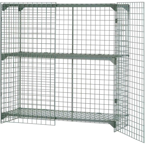 Nexel Global Industrial Wire Mesh Security Cage Locker, 60"Wx24"Dx72"H ...