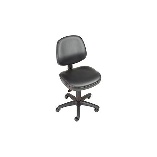 Global Industrial Interion Antimicrobial Armless Chair, Black ...