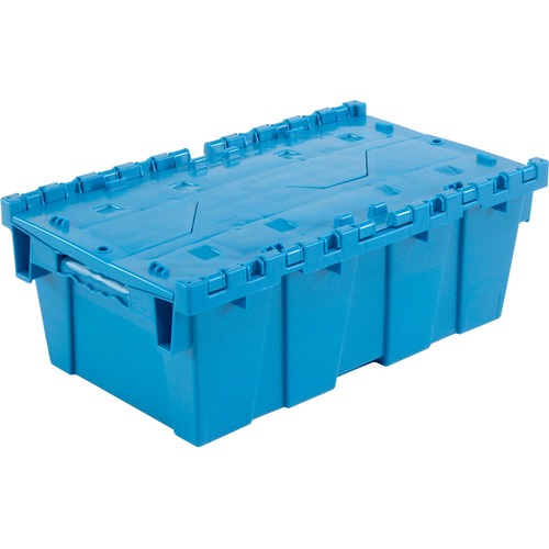 Nexel Global Industrial Plastic Attached Lid Shipping and Storage ...