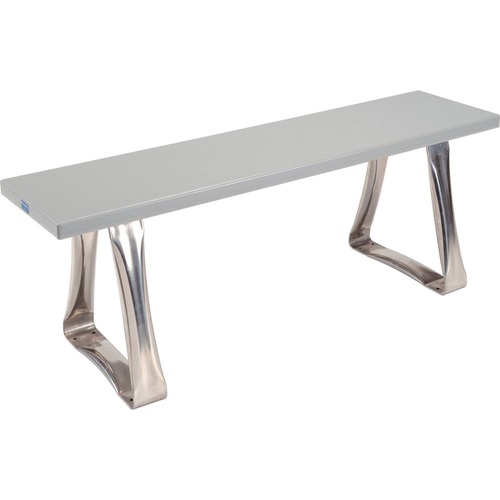 Global Industrial Locker Room Bench Plastic Top with Trapezoid Legs 48 ...