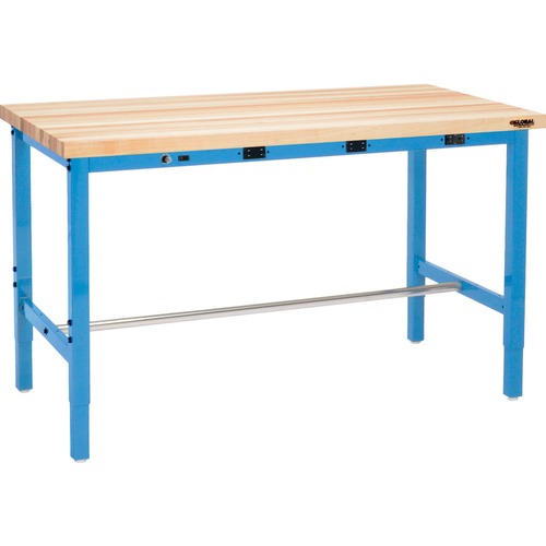 Nexel Global Industrial 60 x 24 Adjustable Height Workbench - Power ...