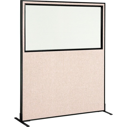 Nexel Interion Freestanding Office Partition Panel with Partial Window ...