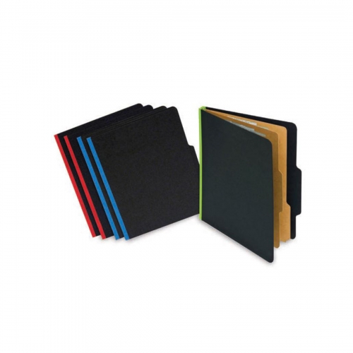 IFS Filing Systems LLC Folder, Black with blue binding, Letter size, 6 ...