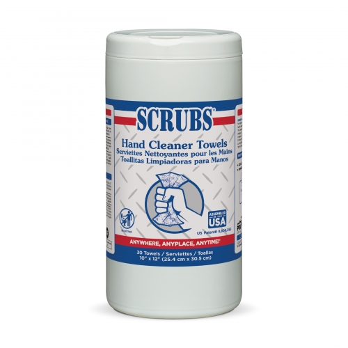 SCRUBS Hand Cleaner Towels - ITW42230CT - Shoplet.com
