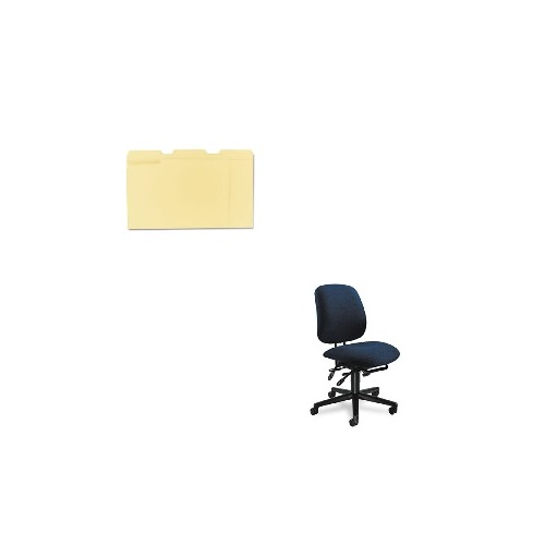 The HON Company HON 7700 Series Task Chair Blue Fabric, Blue ...