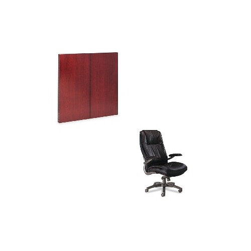 Mayline Ultimo 100 Series High-Back Swivel/Tilt Chair - MLNULEXBLK ...