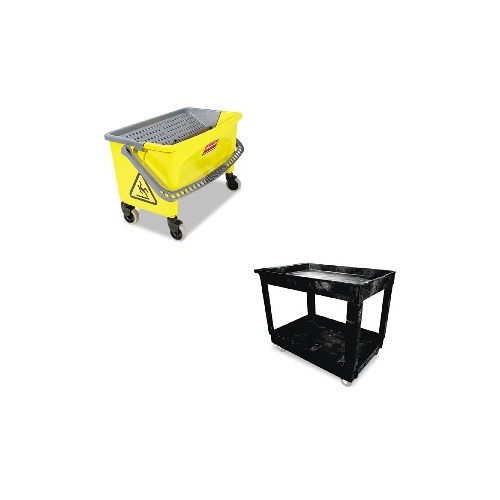 Rubbermaid-Microfiber Press Ring Bucket - RCPQ90088YW - Shoplet.com