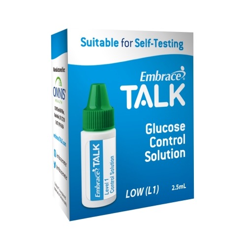 Embrace Talk Blood Glucose Control Solution Embrace® Talk Blood Glucose ...