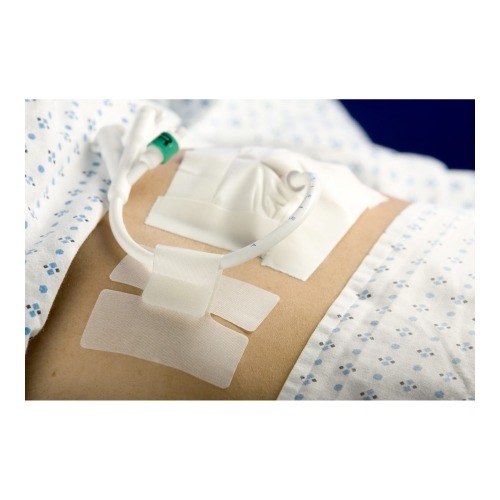 Holder, Tube Cath-Secure™ Single Hook and Loop Tab, Hypoallergenic Tape ...