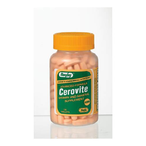 Cerovite Multivitamin with Iron Supplement Cerovite 3500 IU / 400 IU ...