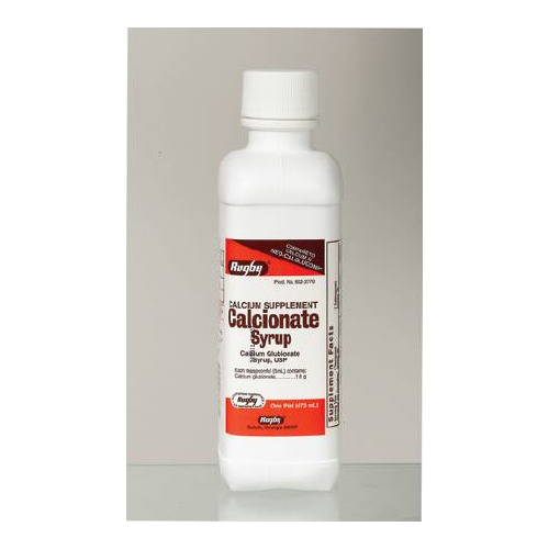 Calcionate Calcium Supplement Calcionate 2 Gram Strength Syrup Fruit ...