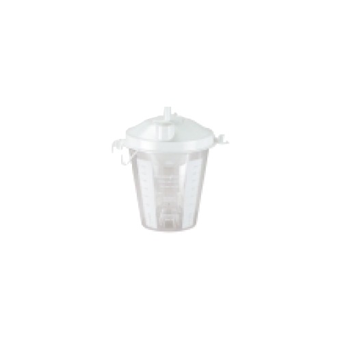 Suction Canister Precision Medical 800 mL Float Valve Shut-Off Lid ...