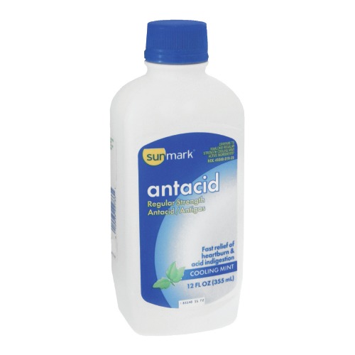 Sunmark Antacid sunmark® 400 mg - 40 mg Strength Oral Suspension 12 oz ...