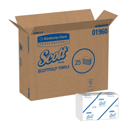Scott Scottfold Paper Towel Scott® Scottfold® Multi-Fold 8-1/10 X 12-2/ ...