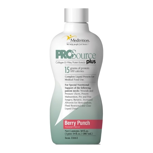 Protein Supplement ProSource Plus™ Berry Punch Flavor 32 oz. Bottle ...