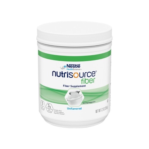 Oral Supplement Nutrisource® Fiber Unflavored Powder 7.2 oz. Canister ...