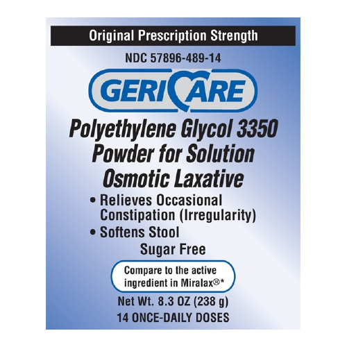 Geri-care Laxative Geri-Care® Powder 8.3 oz. Polyethylene Glycol 3350 ...