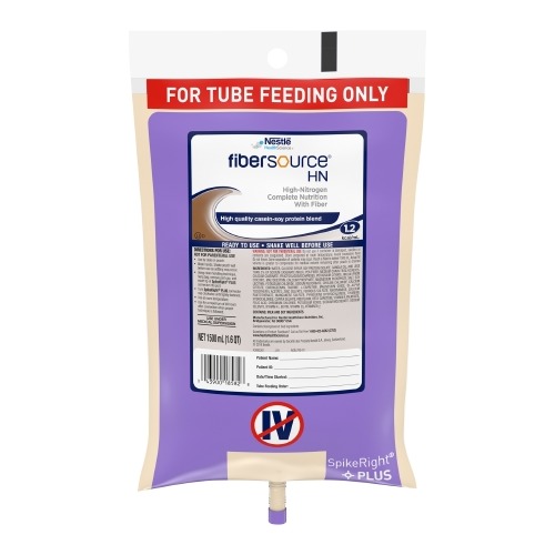 Tube Feeding Formula Fibersource® HN 50.7 oz. Bag Ready to Hang ...