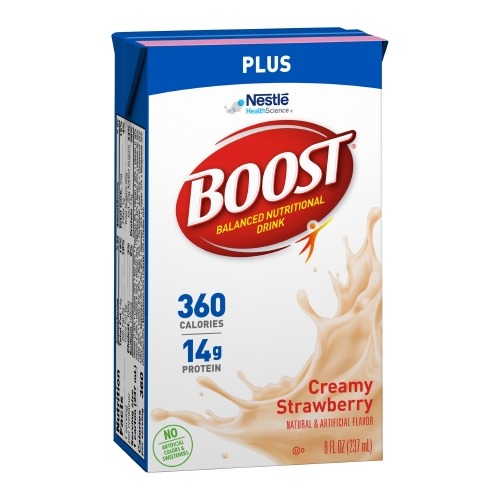 Oral Supplement Boost® Plus Creamy Strawberry Flavor Ready to Use 8 oz ...