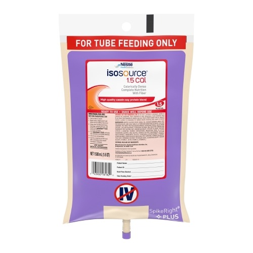 Tube Feeding Formula Isosource® 1.5 Cal 50.7 oz. Bag Ready to Hang ...